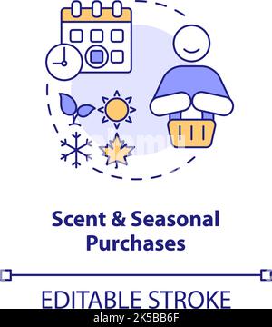 Seasonality concept icon Stock Vector Image & Art - Alamy
