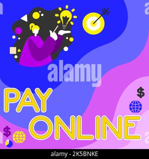 Inspiration showing sign Pay By Card. Business concept Payments on ...