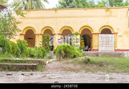 Old zamindar or zamidar or jamidar or jamindar family temple (Thakur ...