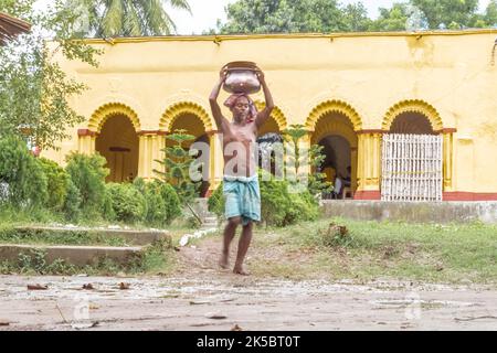Old zamindar or zamidar or jamidar or jamindar family temple (Thakur ...