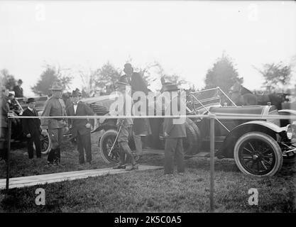 Cavalry Review By President Wilson, Washington, DC, 1913. In Reviewing ...