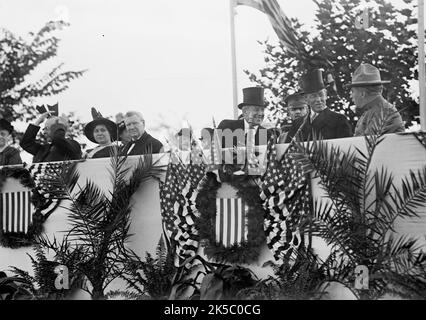 Cavalry Review By President Wilson, Washington, DC, 1913. In Reviewing ...