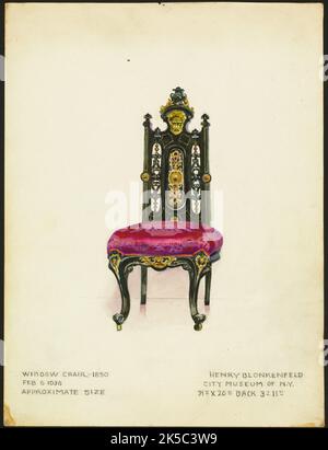 Chair (one of a pair), c. 1936 Stock Photo - Alamy