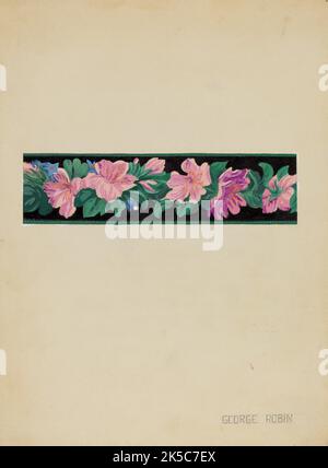 Wall Paper Border Design, c. 1936 Stock Photo - Alamy