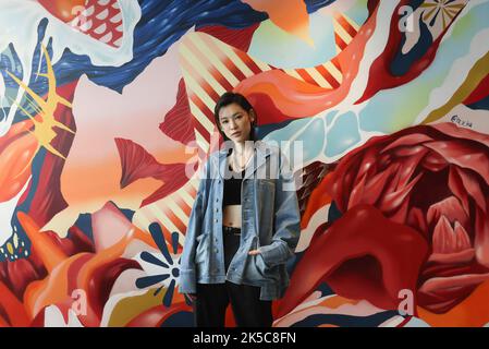 Hong Kong singer and songwriter Panther Chan, at Warner Music in ...