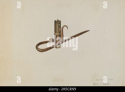 Miner's Candlestick, c. 1939 Stock Photo - Alamy