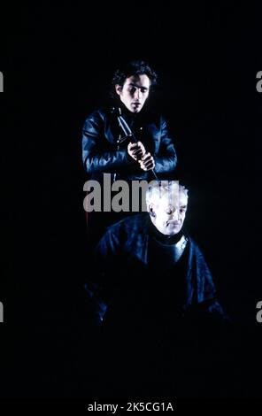 l-r: Russell Enoch (Ghost), Mark Rylance (Hamlet) in HAMLET by ...