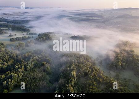 Europe, Poland, Lower Silesia, Gory Kaczawskie, Kaczawskie Mountains ...