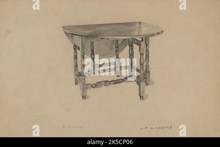 Gate-legged Table, c. 1936 Stock Photo - Alamy