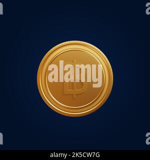 Currency Symbol Baht 3D Illustration Stock Photo - Alamy