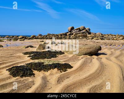 On the Atlantic coast near Plouescat, Brittany, France Stock Photo - Alamy