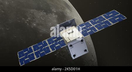 Virtual background image of NASA’s CAPSTONE spacecraft designed for ...