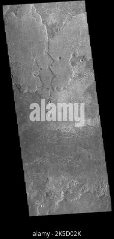 Today's VIS image shows a small portion of the immense lava flows that ...