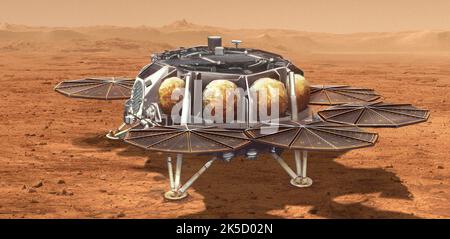 Euro Space Agency Mars Vehicle