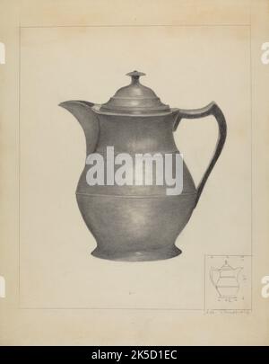 Covered Water Pitcher, 1936 Stock Photo - Alamy