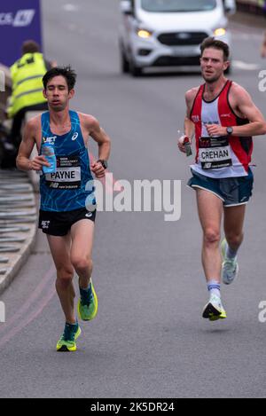 Tony Ah-Thit Payne racing in the TCS London Marathon 2022 Elite Men's ...