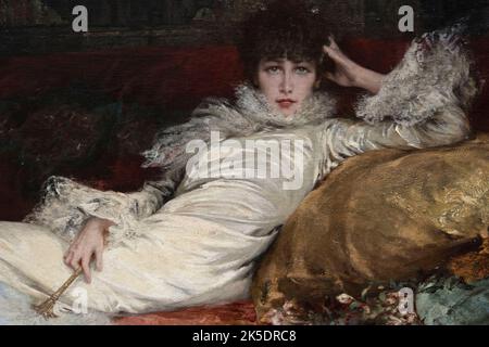 Portrait of Sarah Bernhardt 1876 Georges Clairin 1843 - 1919 French ...