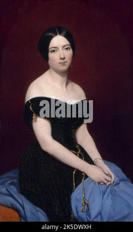Ary Scheffer - Portrait de Madame Edouard Caillard Stock Photo - Alamy