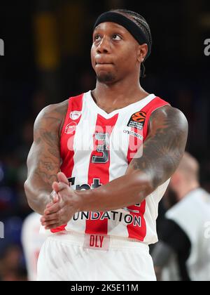 3 ISAIAH CANAAN of Olympiacos Piraeus during the Euroleague, Round 17 ...