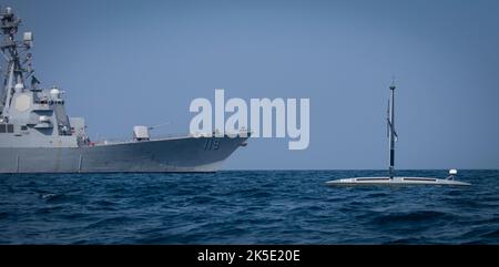 (221007-N-NS602-1349) ARABIAN GULF (Oct. 7, 2022) A Saildrone Explorer ...