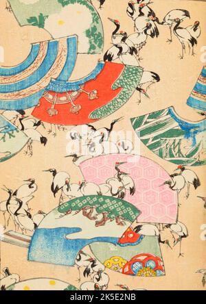 Japanese iconography. The Japanese language Shin-Bijutsukai design ...