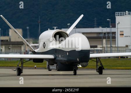 A U.S. Navy MQ-4C Triton with Unmanned Patrol Squadron 19 (VUP-19 ...