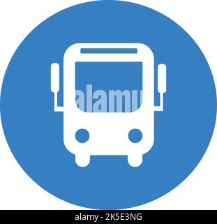 bus vehicle on the road Stock Vector Image & Art - Alamy