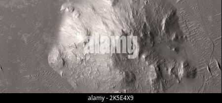 Martian landscape. This HiRISE image graben in Terra Cimmeria A graben ...