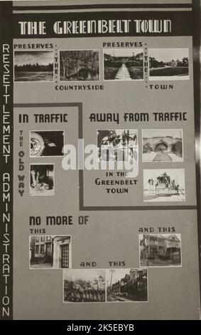 Poster by Record Section, Suburban Resettlement, 1935-12 Stock Photo ...