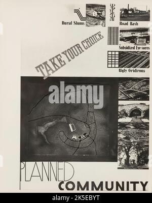 Poster by Record Section, Suburban Resettlement, 1935-12 Stock Photo ...