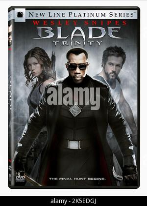 RYAN REYNOLDS, WESLEY SNIPES, JESSICA BIEL, BLADE: TRINITY, 2004 Stock Photo - Alamy