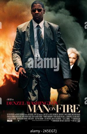 DENZEL WASHINGTON, DAKOTA FANNING, MAN ON FIRE, 2004 Stock Photo - Alamy