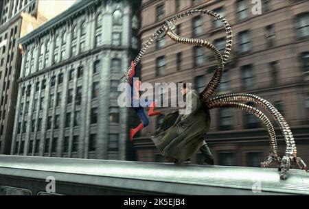 SPIDER-MAN 2 TOBEY MAGUIRE AND ALFRED MOLINA SUBJECT: COMIC BOOK HERO ...