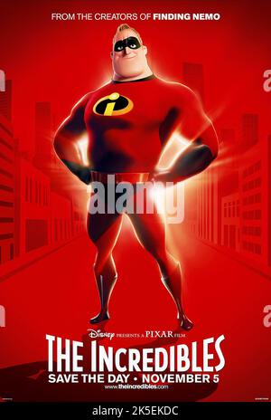 THE INCREDIBLES, MR. INCREDIBLE AKA BOB PARR, 2004 Stock Photo - Alamy
