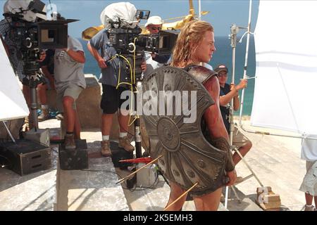 Brad Pitt on the set of Troy in Malta Stock Photo - Alamy