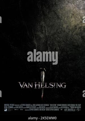 Poster Artwork Van Helsing 2004 Stock Photo Alamy