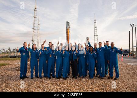 NASA astronaut candidate Christina Birch, left, and UAE (United Arab ...