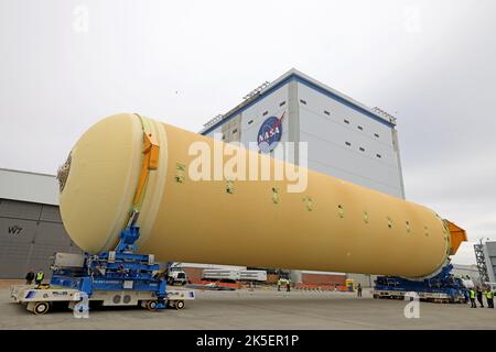 NASA is preparing major pieces of the Space Launch System rocket’s core ...