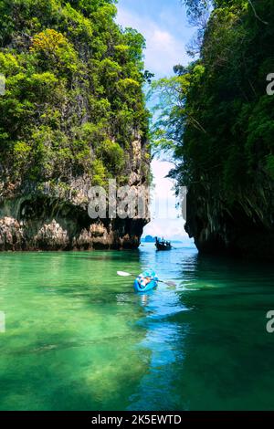 A picture of the Blue Lagoon at the Koh Hong Island Stock Photo - Alamy