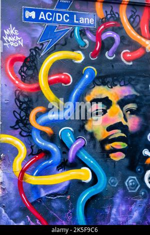 Street Art by Makatron, Melbourne, Victoria, Australia Stock Photo - Alamy