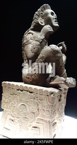 Statue of Xochipilli, Aztec Prince of Flowers God of Music, National ...