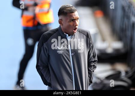 Rangers' Alfredo Morelos ahead of the cinch Premiership match at The ...