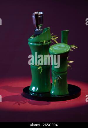 The World Cup trophy is seen during the FIFA Legends – 1994 FIFA World ...