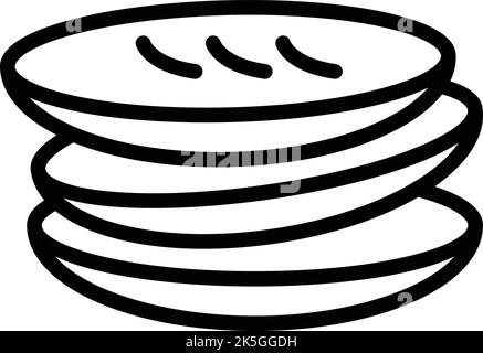 Bedouin food icon outline vector. Arab desert. Arabic caravan color ...