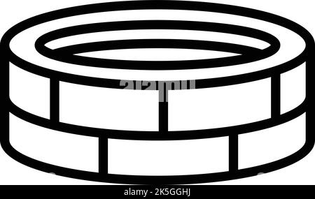 Sand mell icon outline vector. Arab desert. Camp dubai Stock Vector ...