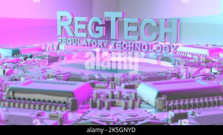Regulatory technology, illustration Stock Photo - Alamy