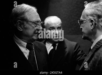 Odol company executive Leon Berlin (left), with American biochemical ...