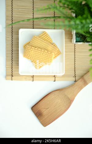 Fresh home made Samprit Cookies. Famous delicacy on Hari Raya ...