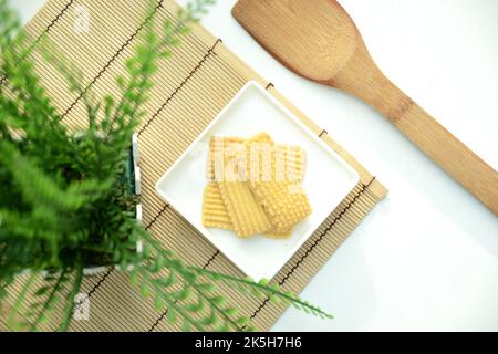 Fresh home made Samprit Cookies. Famous delicacy on Hari Raya ...