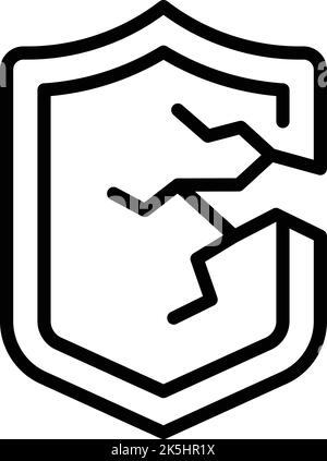 Defective product box icon outline vector. Return check. Consumer ...